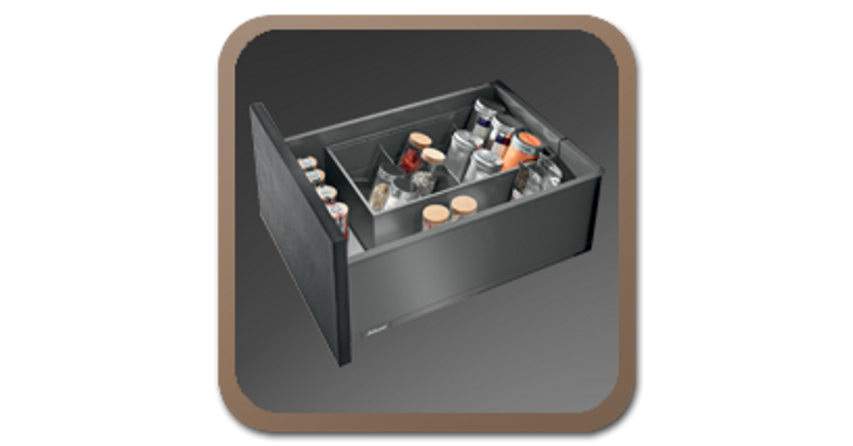 Blum Legrabox fiókrendszer és fiók kiegészítők