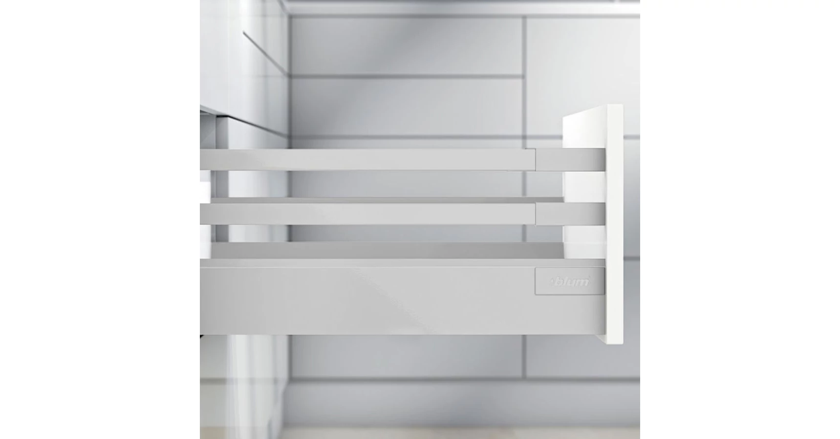 Blum Fiókrendszer ANTARO Szett D-500-2-Korlát Szürke - Bútorkellék.Eu