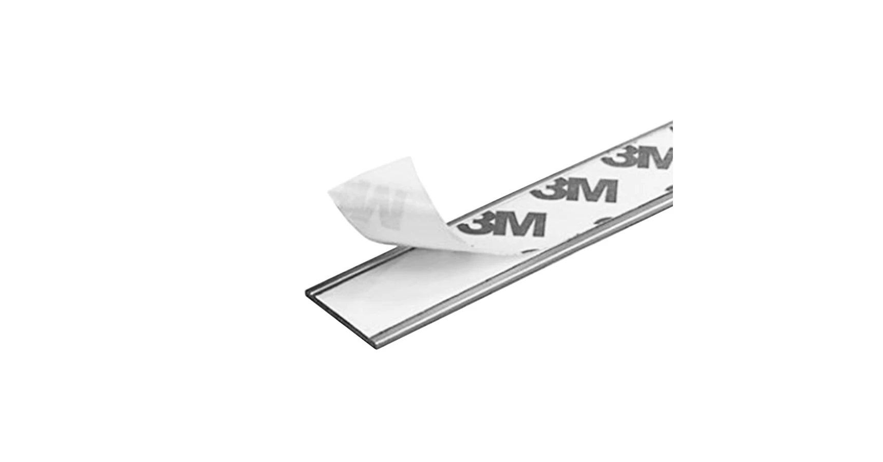 Sevroll - Díszítő profil öntapadós S18 3fm-es lapos (3000x18mm) ezüst ...