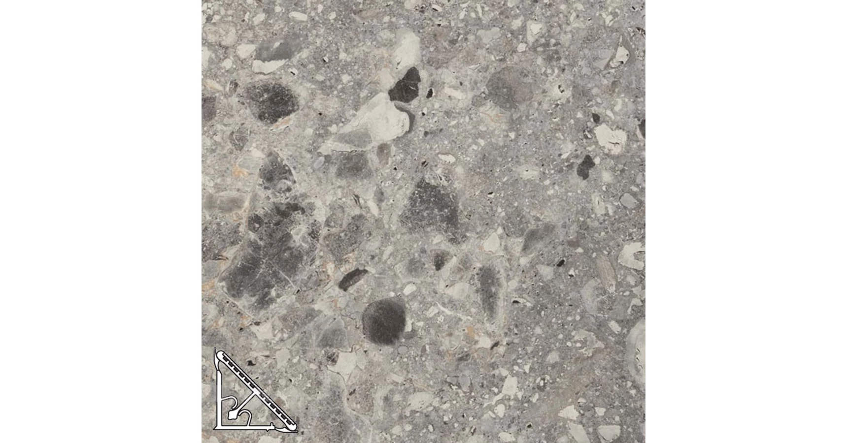 Munkalap vízzáró profil F021 ST75 Szürke Triestino Terrazzo 4,2fm ...