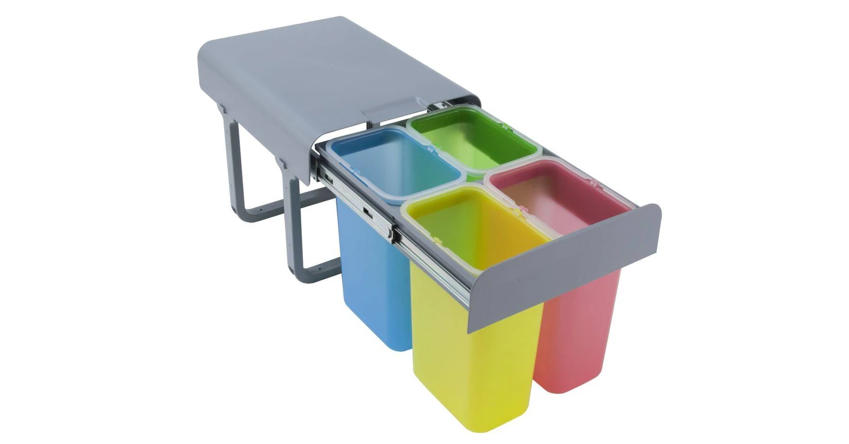 EKOTECH - Beépíthető hulladékgyűjtő EKKO 40 - 4x8 liter - Bútorkellék.Eu