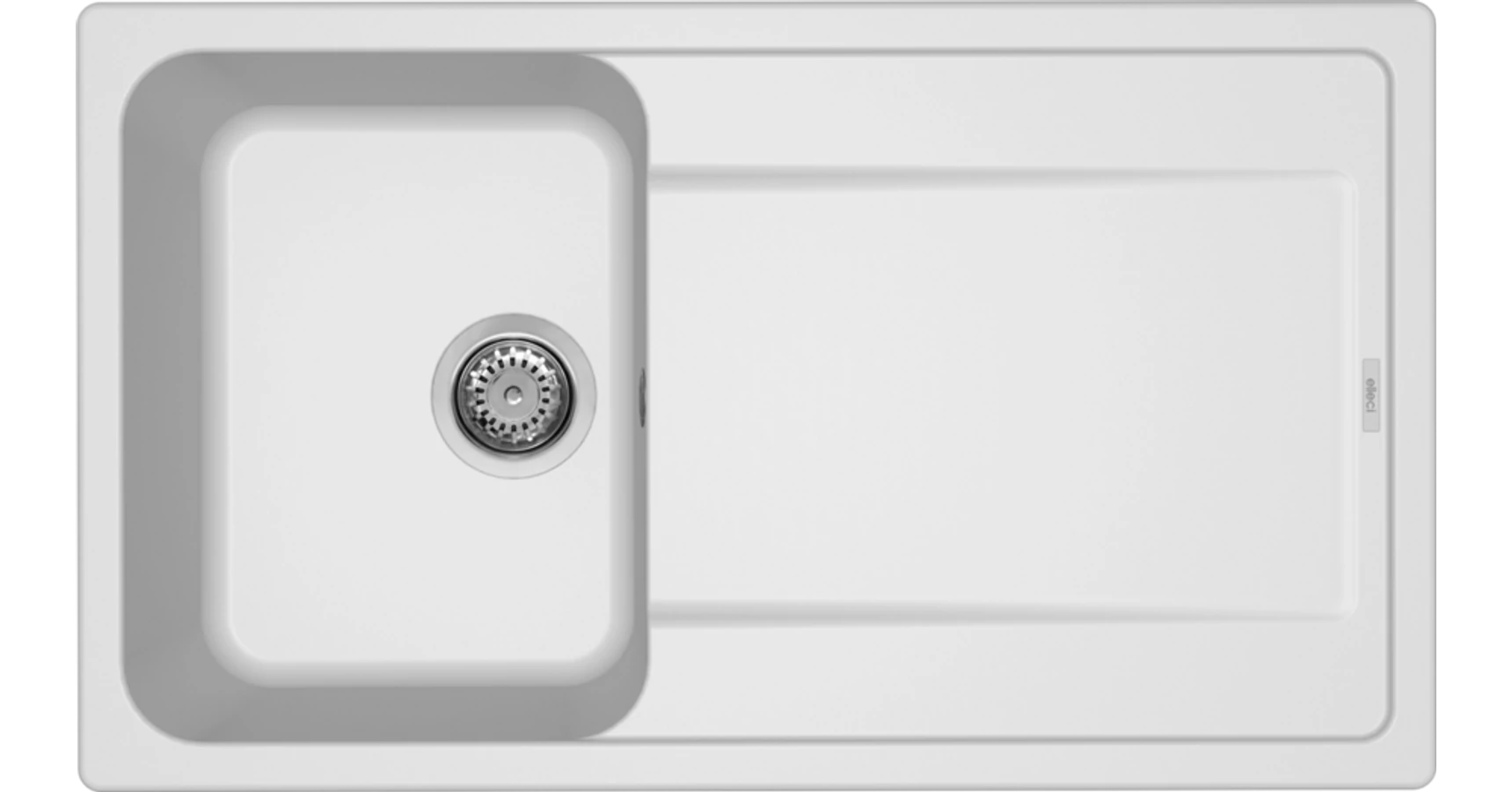 ELLECI - Mosogatótálca Life 400 G68 Bianco - Bútorkellék.Eu