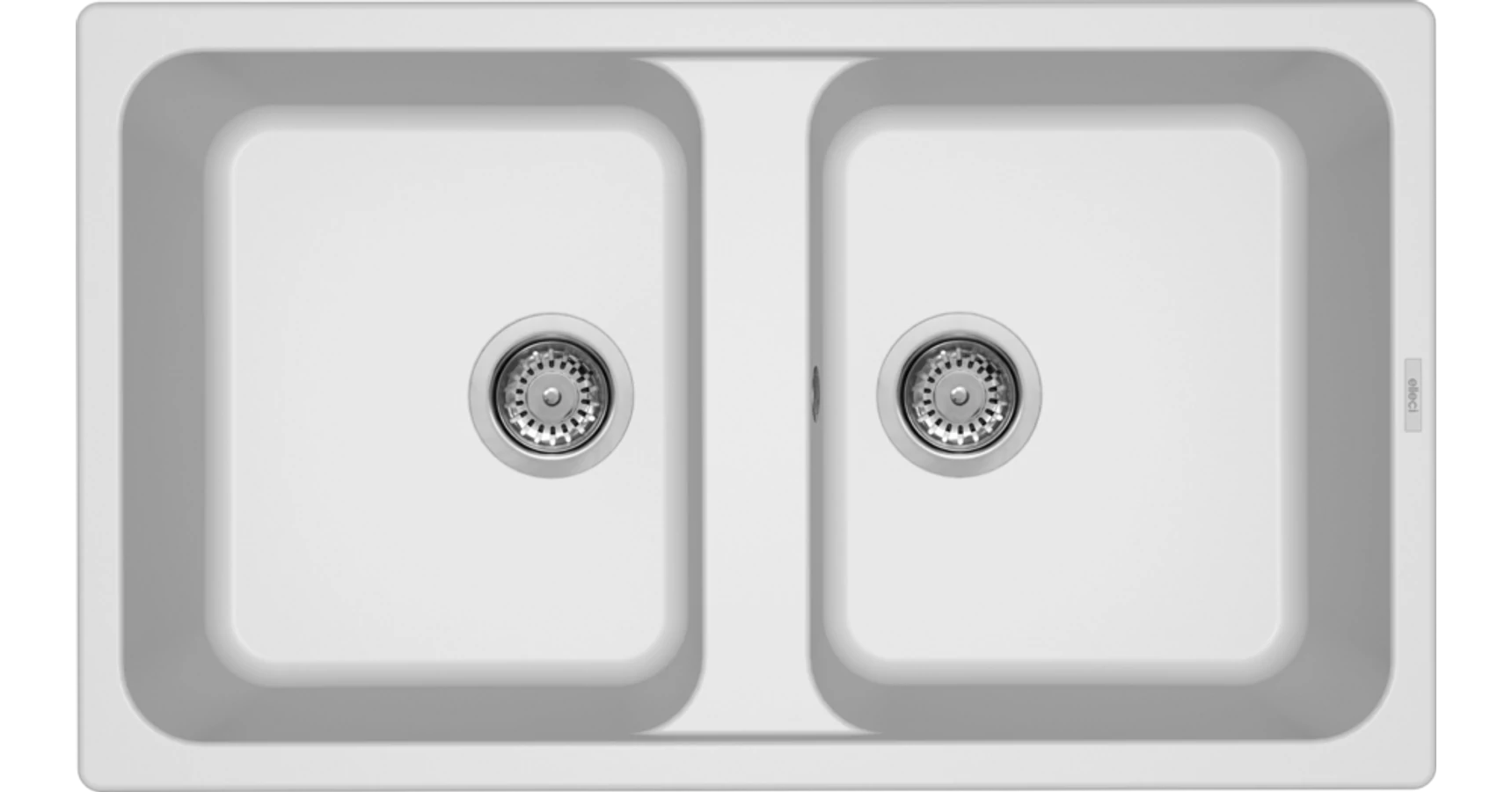 ELLECI - Mosogatótálca Life 450 G68 Bianco - Bútorkellék.Eu