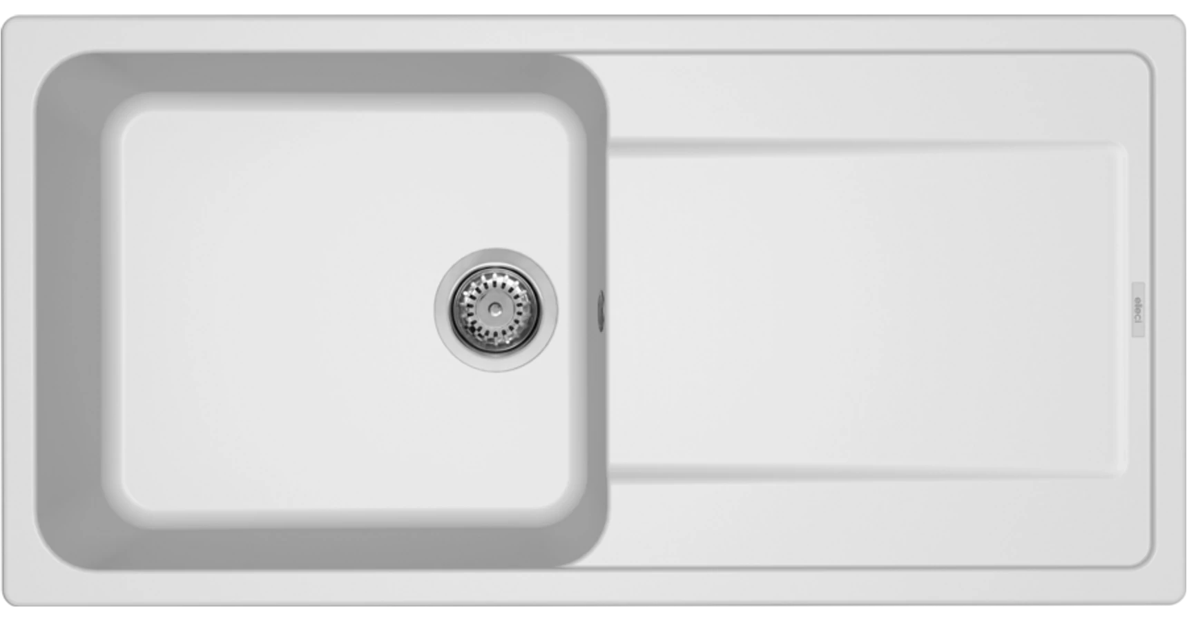 ELLECI - Mosogatótálca Life 480 G68 Bianco - Bútorkellék.Eu