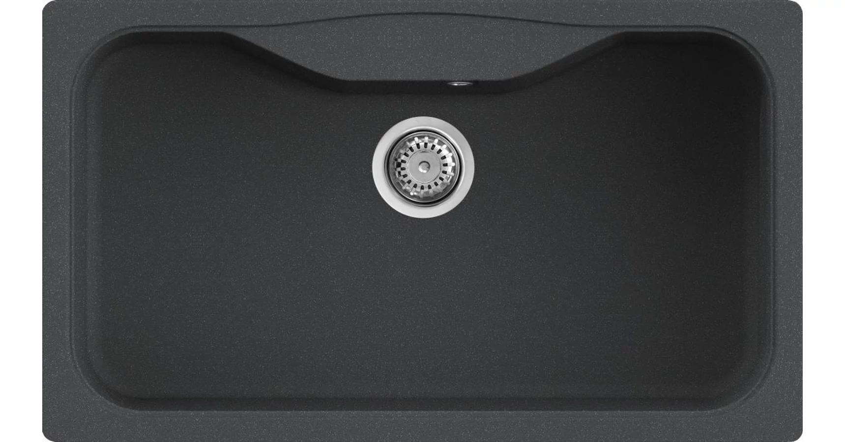 ELLECI - Mosogatótálca Fox 360 G54 nero pietra - A készlet erejéig rendelhető! - Bútorkellék.Eu