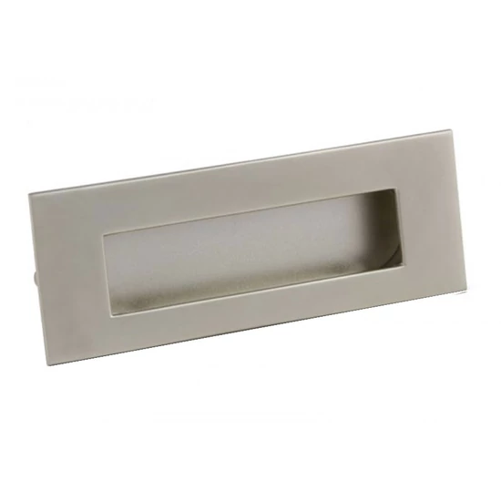 Fogantyú Pesara 128mm süllyesztett szatén nikkel - Bútorkellék.Eu